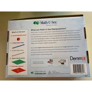 Math u see | Games | Math U See Algebra Decimal Insert Kit Integer ...